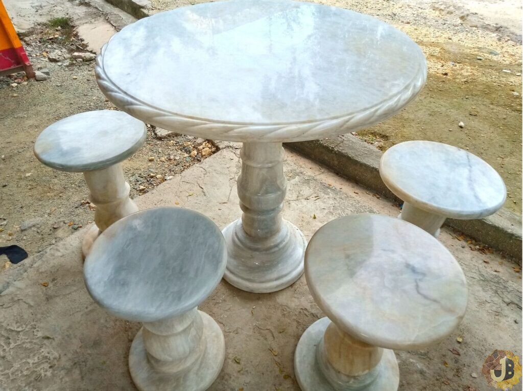 MARBLE COFFEE TABLE SET 70CM - Jbrock.ph